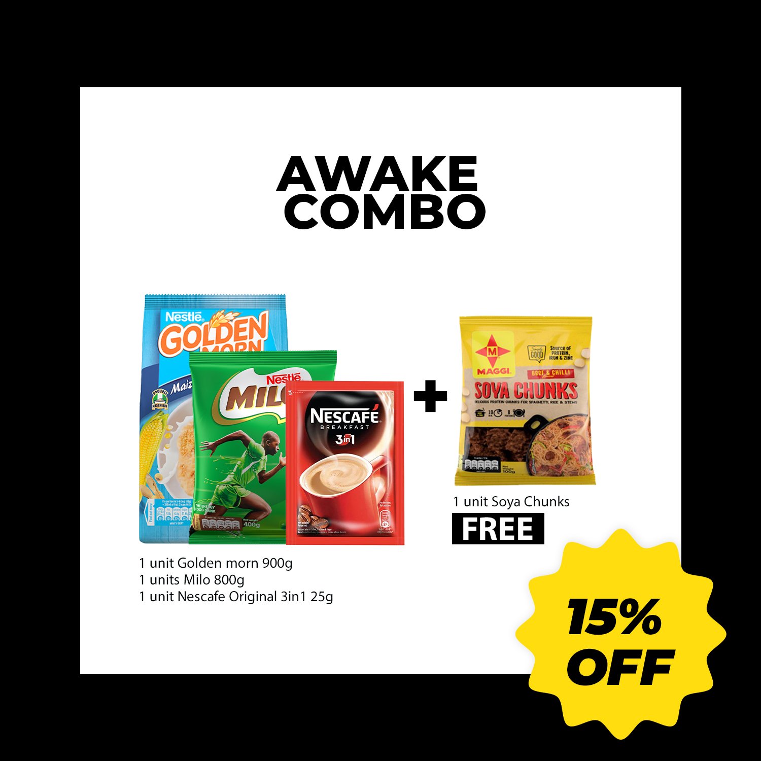 Nestle Awake Combo 15% Off - Chamuze